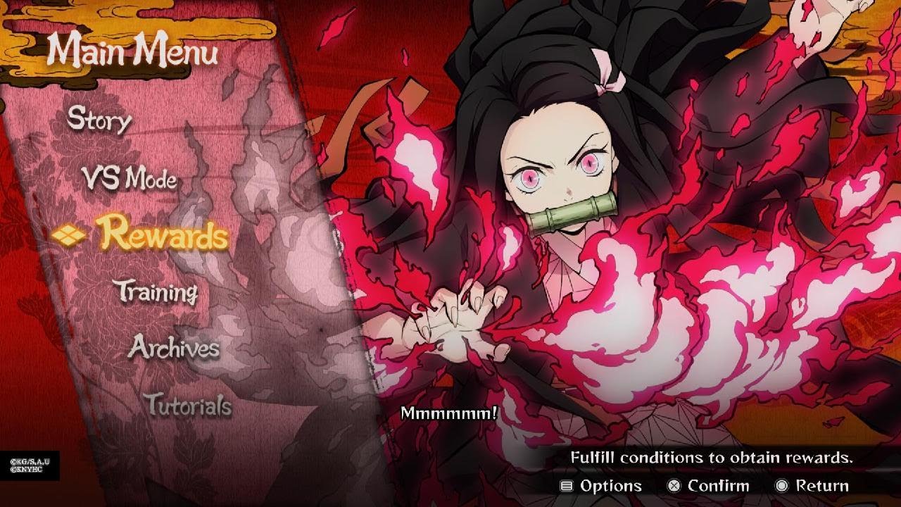 Demon Slayer Game Main Menu [PS5][ENGLISH] -Kimetsu no Yaiba- The ...