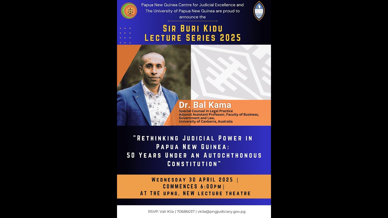 Sir Buri Kidu Lecture Series 2025 - YouTube