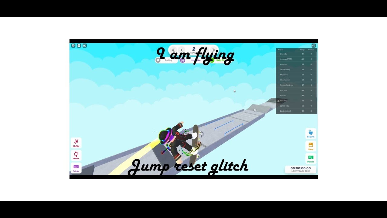 Jump reset glitch - YouTube