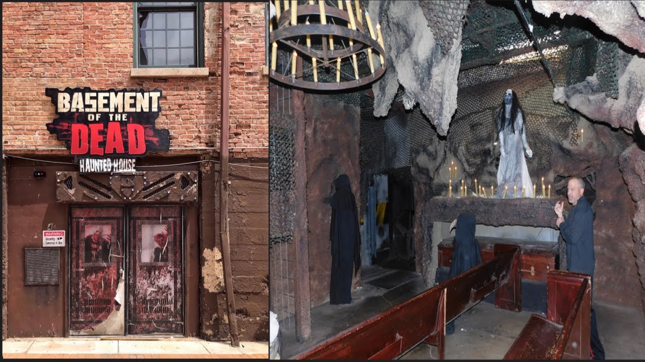 I went to Basement of The Dead 💀 | Scariest Haunted House ft. The Gang ...