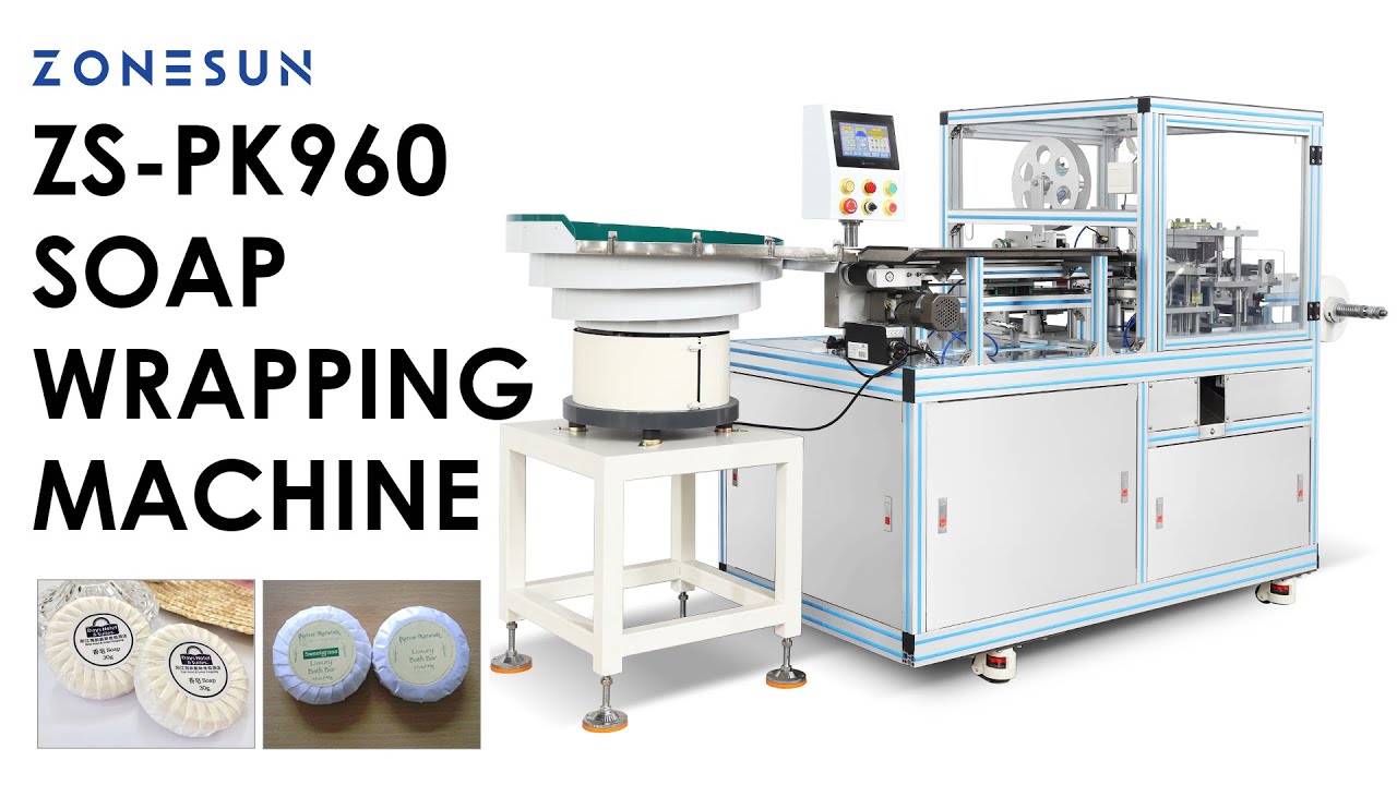 How To Use ZS-PK960 Automatic Round Pleated Wrapping Machine - YouTube