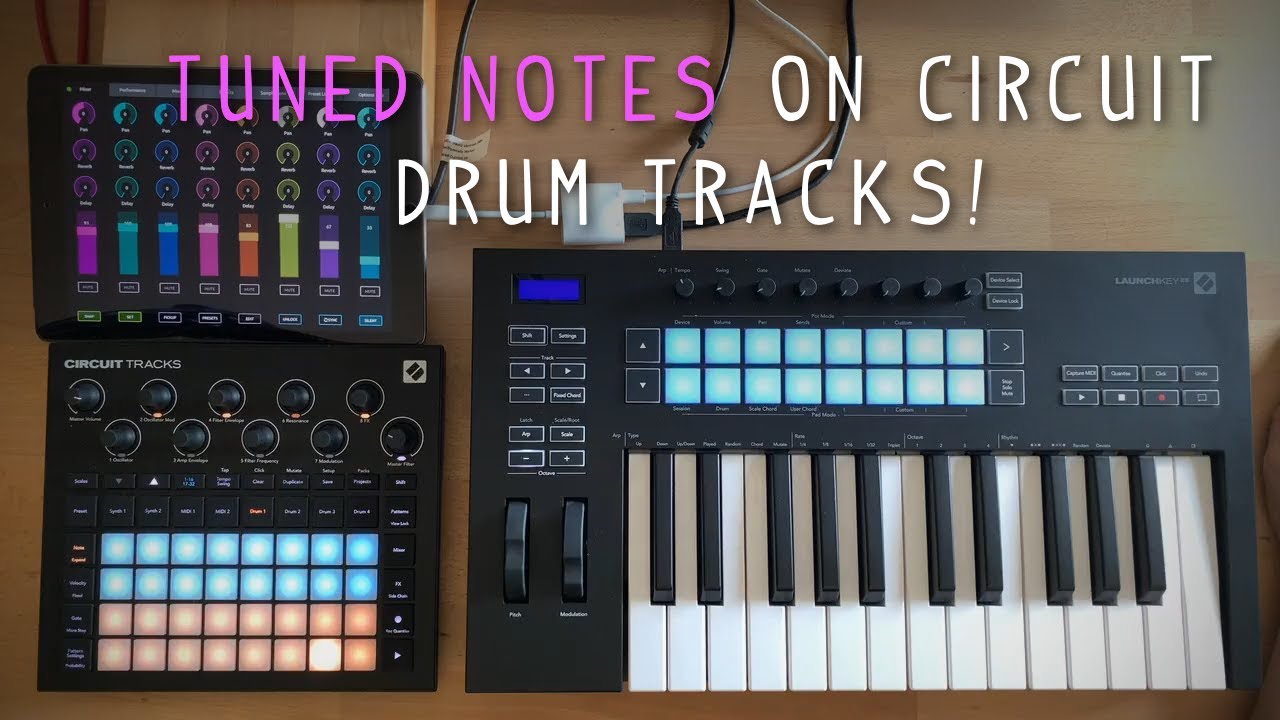 Record tuned samples on Novation Circuit Tracks with NC Companion - YouTube