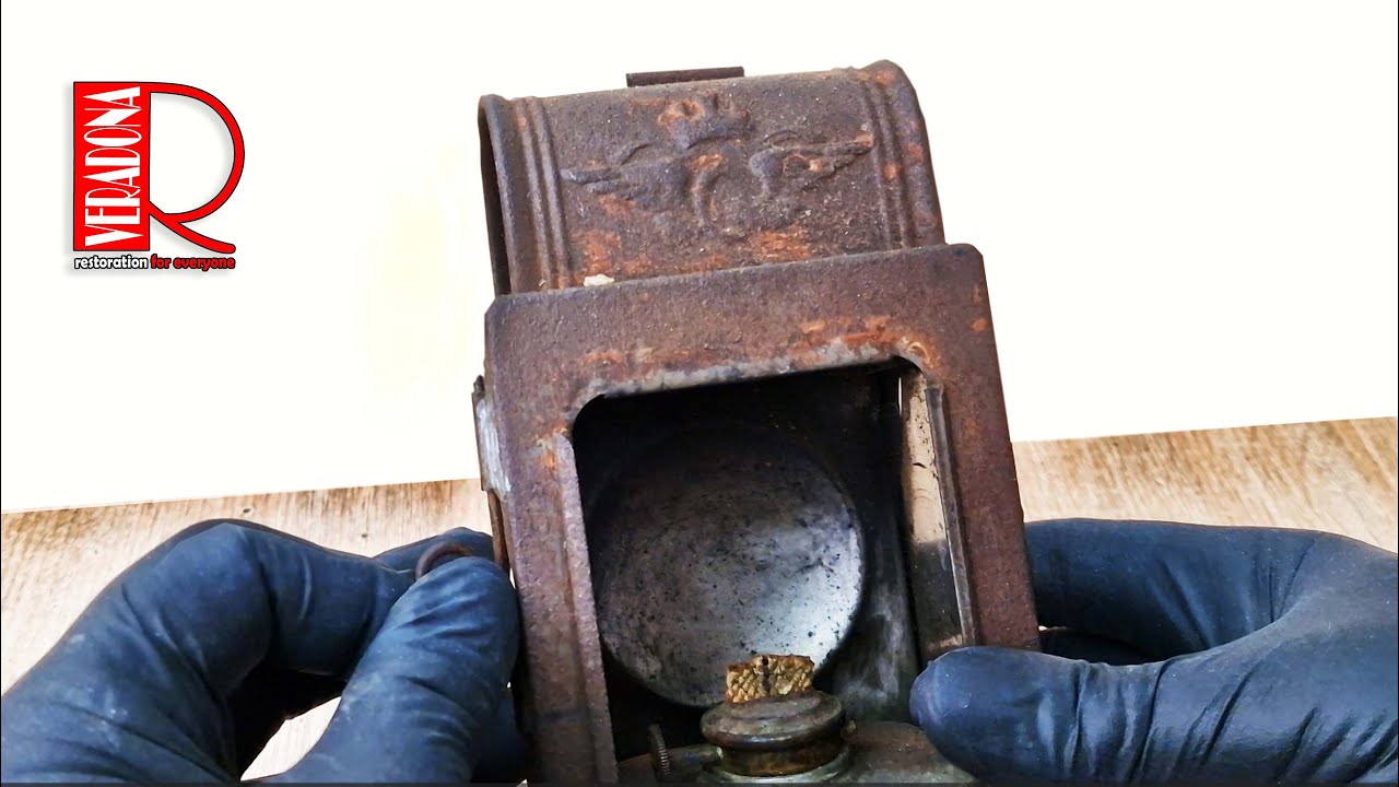 Rusted Out Signal Lamp Restoration - YouTube