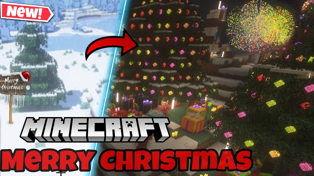 CELEBRATING MERRY CHRISTMAS 🎅 🎄WITH VILLAGERS IN CREATIVE WORLD 🌍 ...