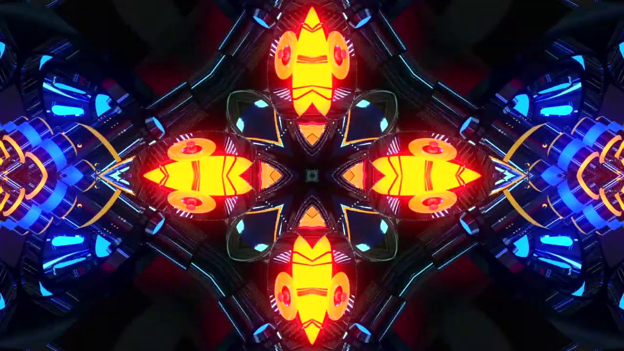 Best Free VJ, animated, video projection mapping, neon, flicker - YouTube