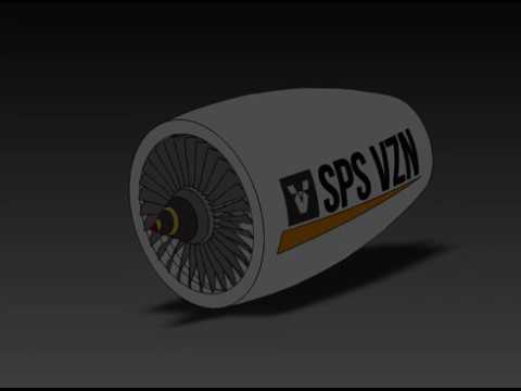 Solidworks Aircraft Engine - YouTube