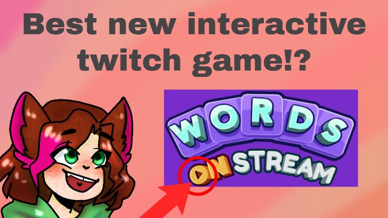 Best new interactive twitch game!? I Words on Stream - YouTube