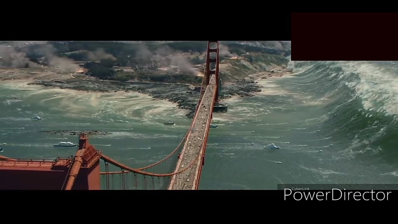Mega Tsunami scenes from the Hollywood film San Andreas 2015 720 X 720 ...