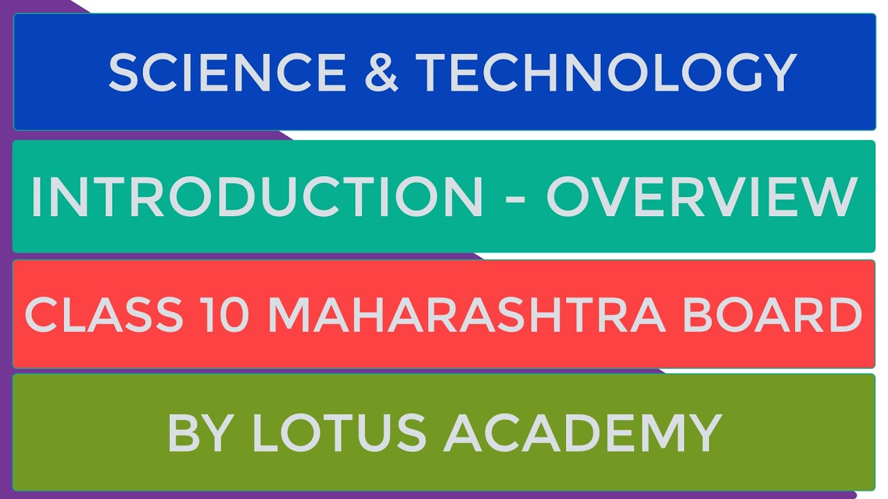 CLASS 10 - INTRODUCTION TO SCIENCE - OVERVIEW OF EACH CHAPTER - YouTube