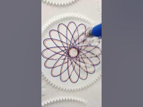 Spirograph Loop Blue and Orange - YouTube
