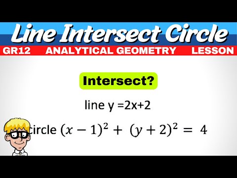 Does Line Intersect Circle Grade 12