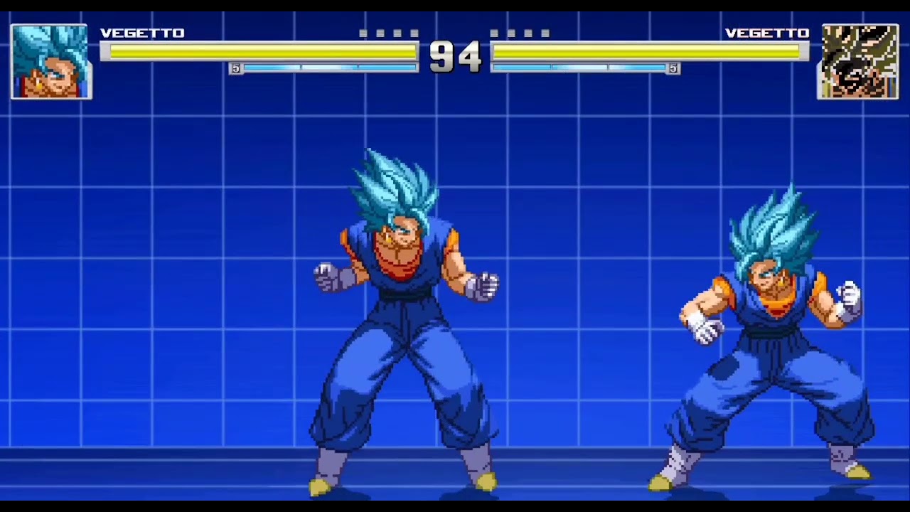vegito BLUE mugen - YouTube