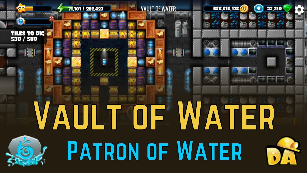 Vault of Water - Patron of Water - Diggy's Adventure - YouTube