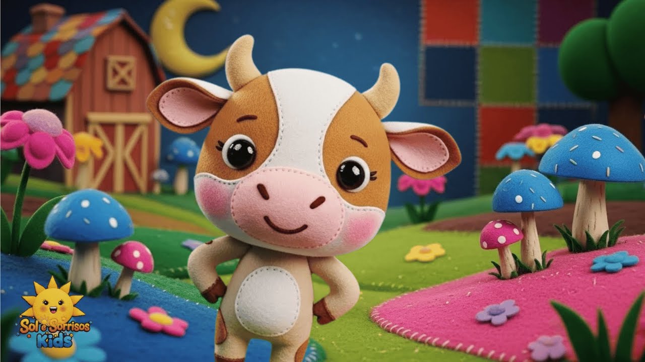 Funk da Vaquinha Lola| Canção da Fazenda | Sons dos Animais| Sol e ...