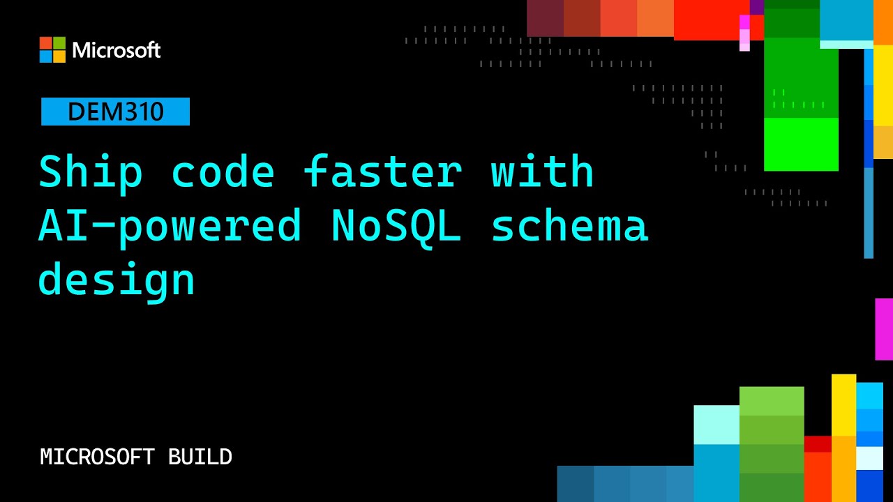 Ship code faster with AI-powered NoSQL schema design | DEM310 - YouTube