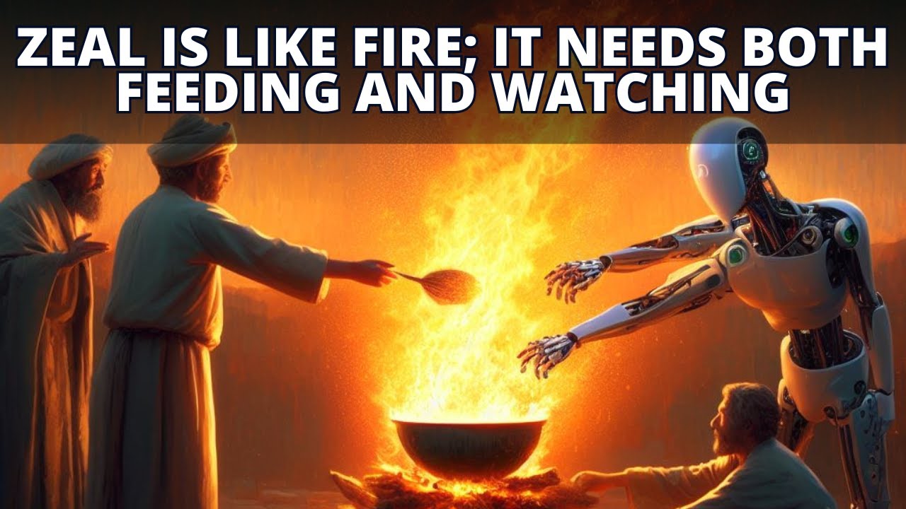 Meaning of the Proverb "Zeal is like fire; it needs both feeding and ...
