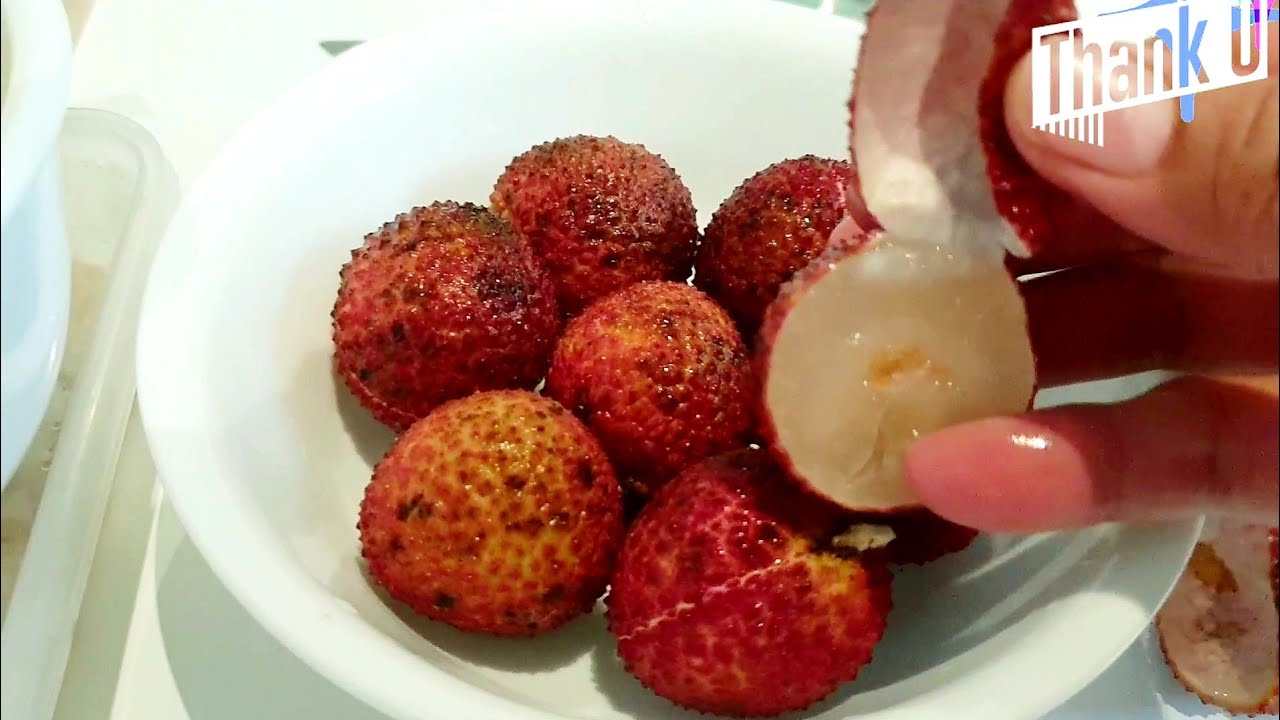 BUAH LECI TANPA BIJI!! Manis Lechee Fruit //Buah Leci tanpa biji ...