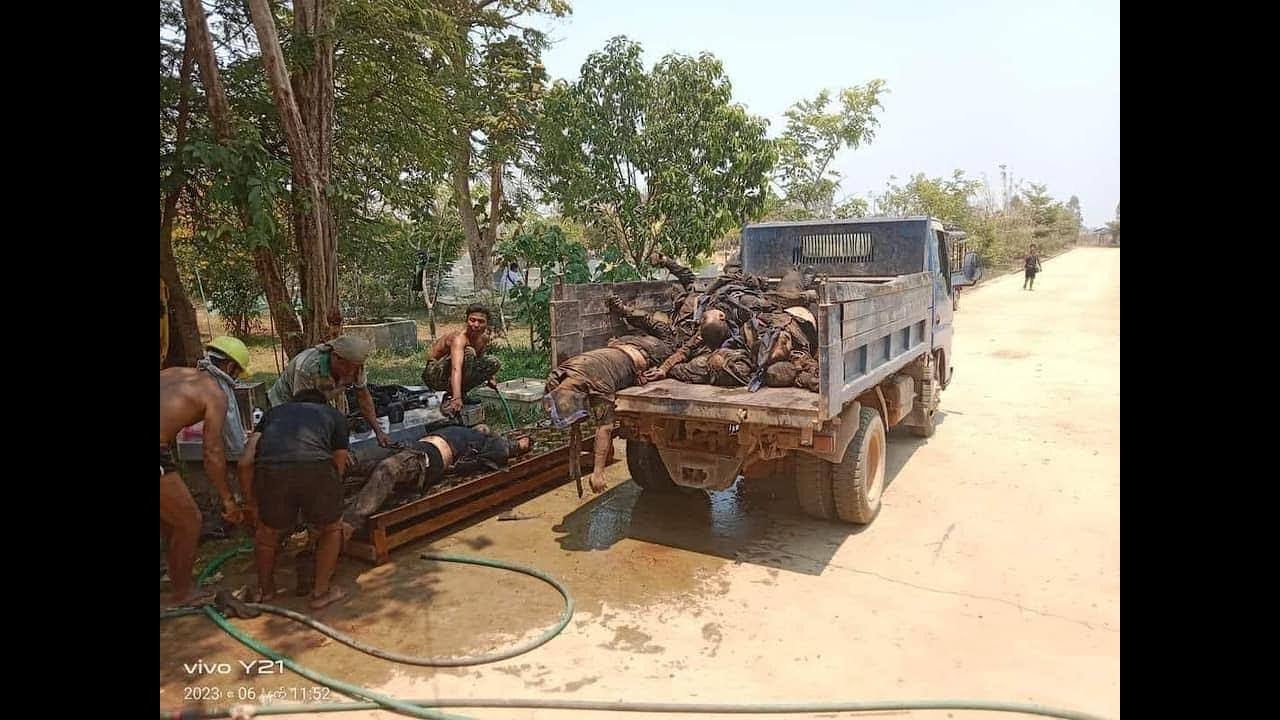 တိုက်ပွဲအတွင်း စစ်ကောင်စီတပ် နဲ့ BGF ပူးပေါင်းတပ်ဘက်မှ (၈၀) ကျော်သေဆုံး ...