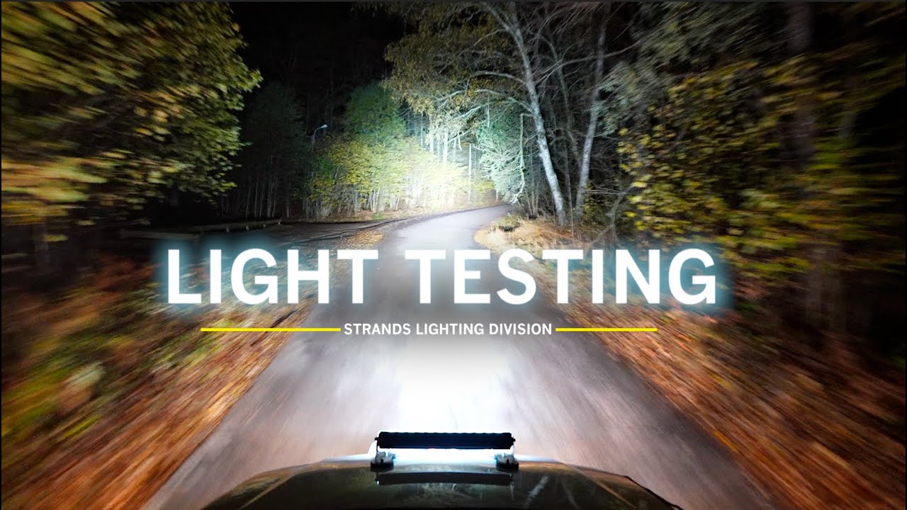 LIGHT TESTING – DARK KNIGHT IDENTITY 20"– STRANDS LIGHTING DIVISION ...