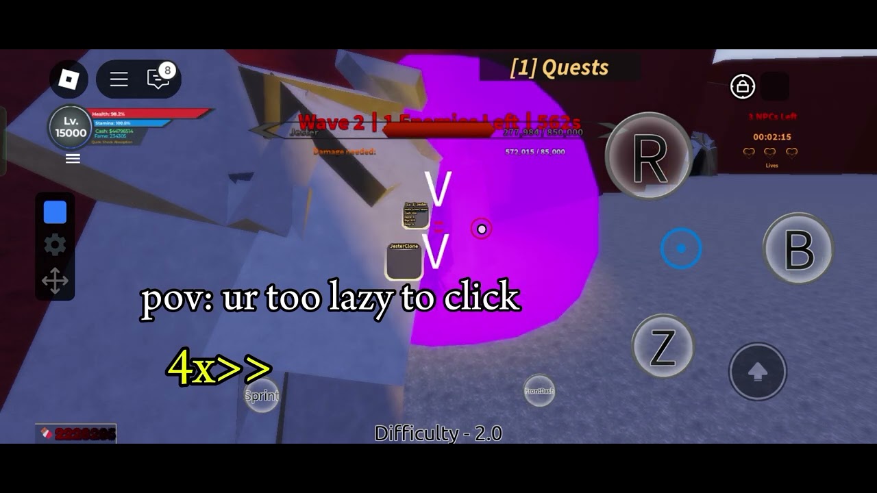 boku no roblox clockwork jester event shock absorbtion - YouTube