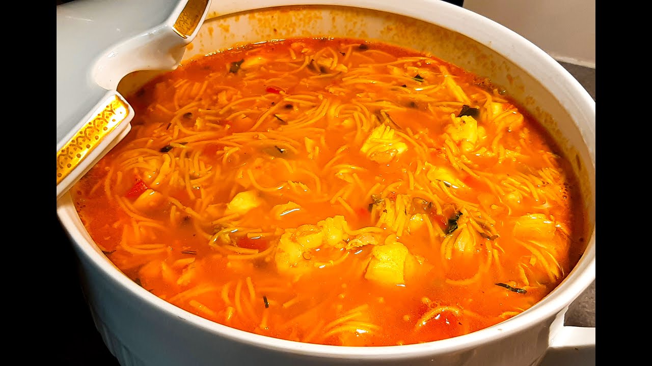 Comida Cubana Sopa de Pescado a lo Cubano Paso a paso - YouTube