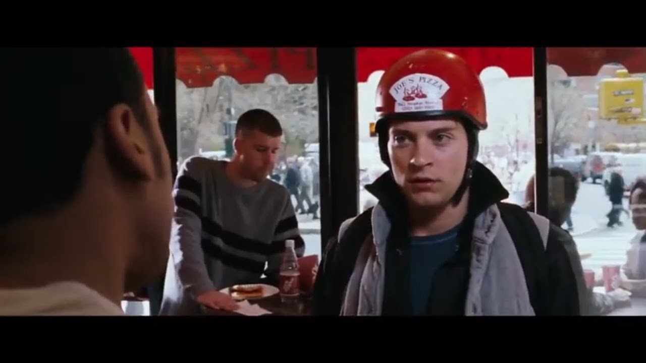 Peter Parker Pizza Time Scene Homem Aranha 2 2004 Movie CLIP HD 2020 ...