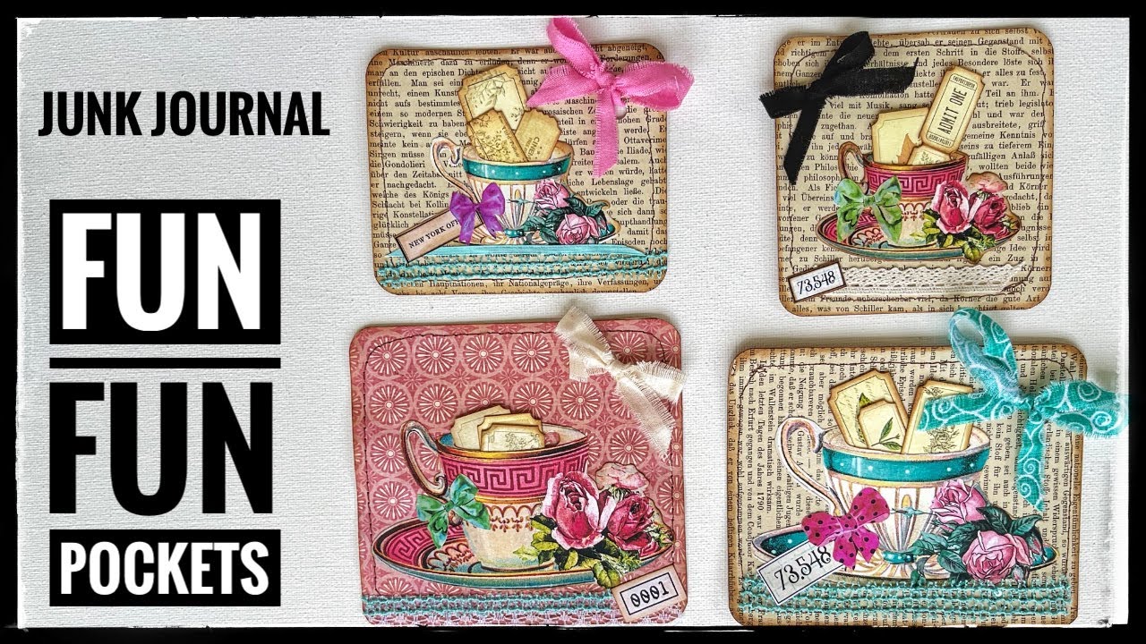 Junk Journal - Fun Fun Pockets - YouTube