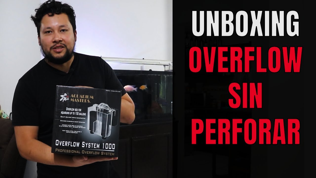 ¿No Quieres Perforar Tu Acuario? | Unboxing Overflow Aquarium Masters ...
