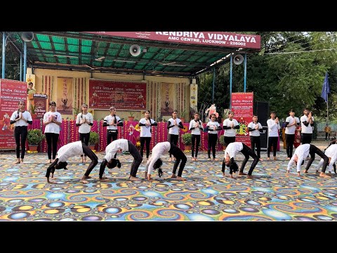 "Harmony in Motion: Yoga Demonstration at KVS National Sports Meet 2023 ...