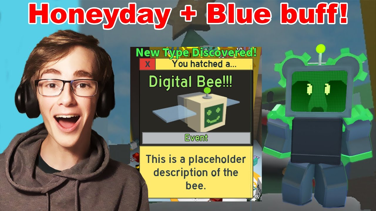 Honeyday + Blue buff! | Bee Swarm Simulator Beesmas Live - YouTube