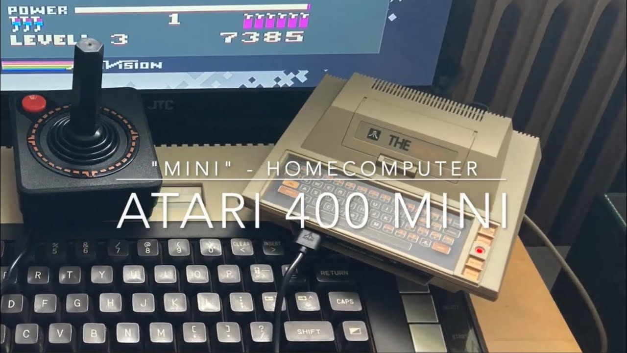 Atari 400 Mini - THE400MINI - Retro Spielkonsole - Mit direktem Vergleich zum original Atari 800 ...