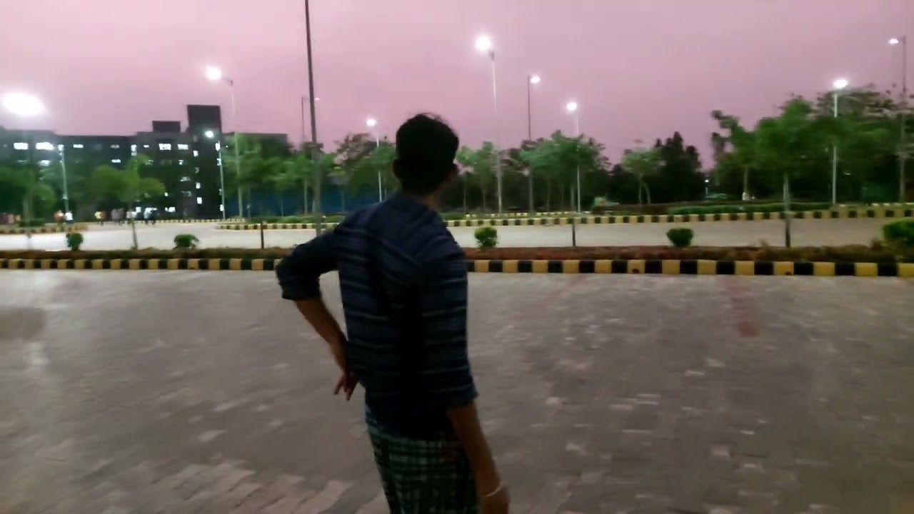 NIT Andhra pradesh night view - YouTube