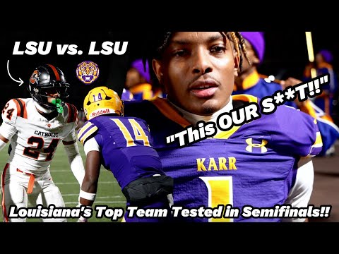 Louisiana’s Top Team FINALLY Tested in Semis!! | No. 1 Edna Karr vs. No. 4 Catholic-B.R. (FULL GAME)