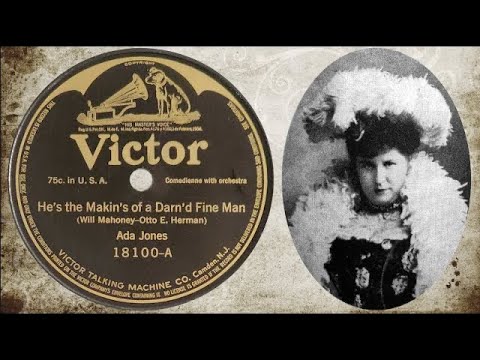 Make a noise like a hoop and Roll away Ada Jones 1909 - YouTube