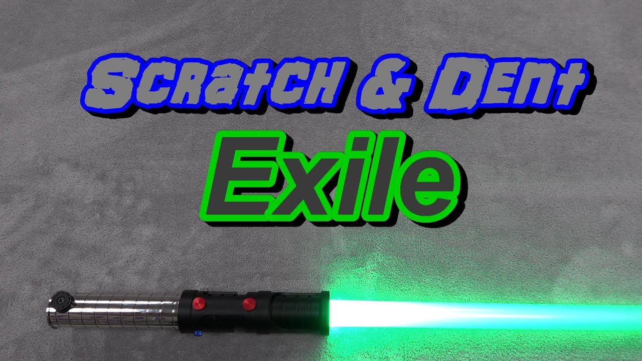 Saberforge Scratch and Dent Exile lightsaber review [Saber Sunday ...