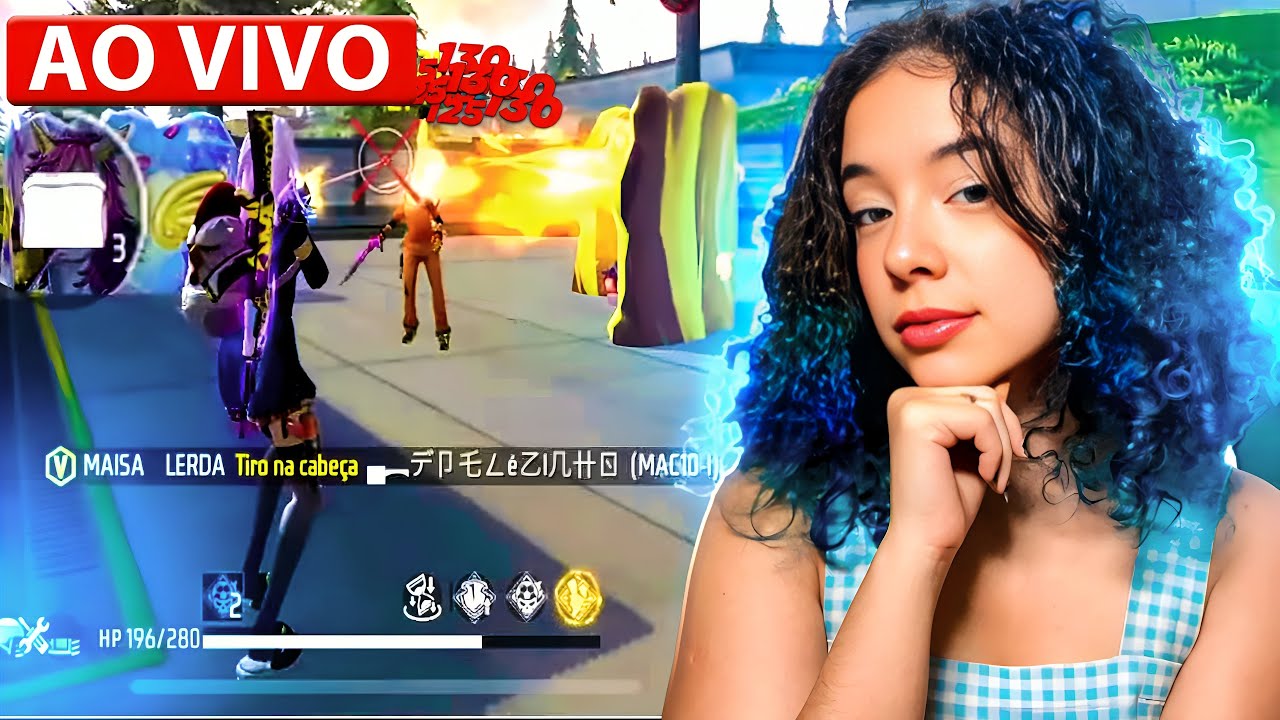 🔥COMECEI A SEMANA DANDO CAPA NO FF🔥FREEFIRE AO VIVO - MAISA FF 💙 - YouTube