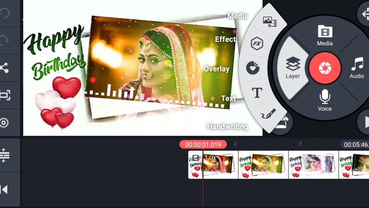 birthday video editing in kinemaster | Green screen video happy ...