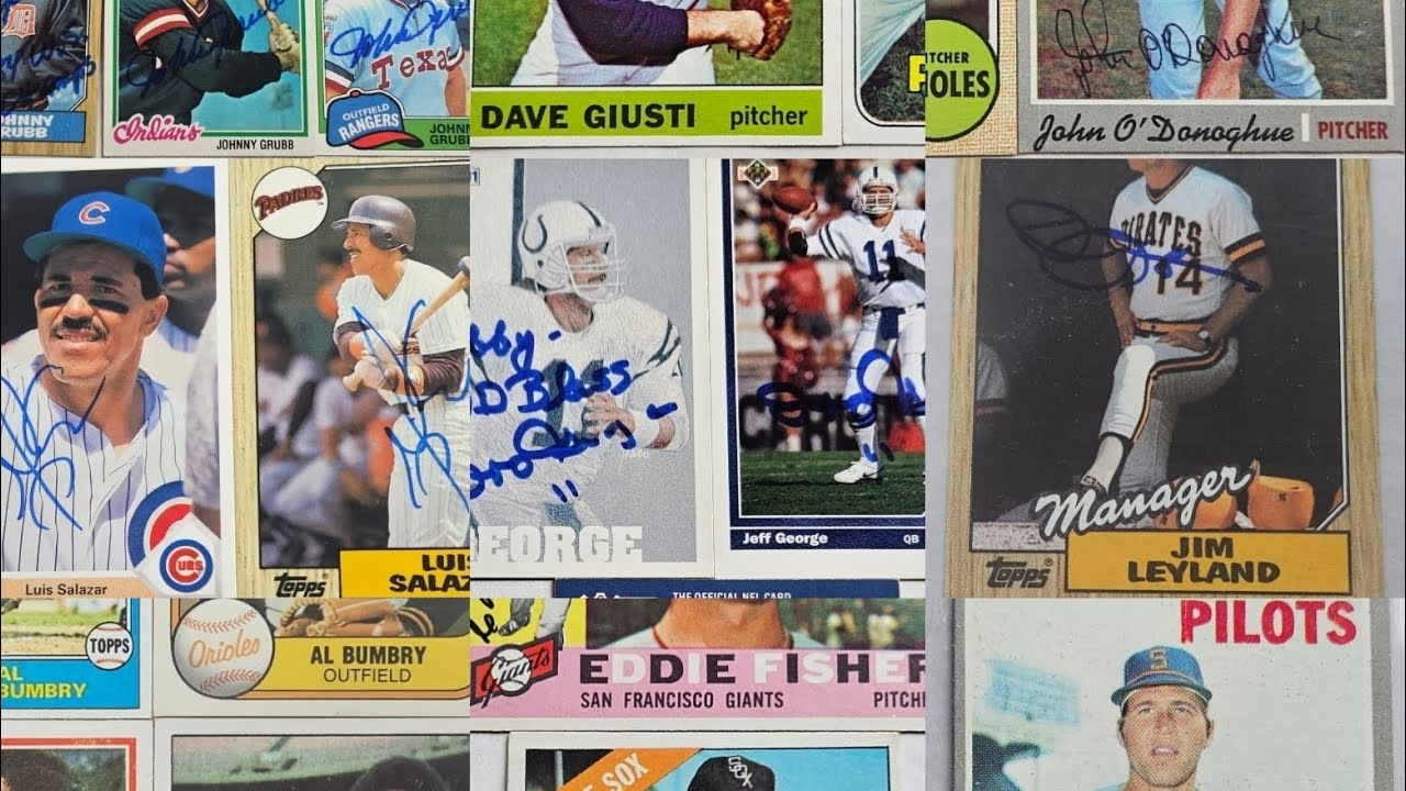 My Weekly TTM Autograph Haul #11 - 32 Returns (Soooo Many Vintage ...