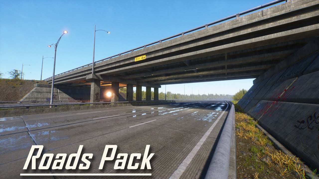 Roads Pack | Review Content v1.0 | UE4 - YouTube