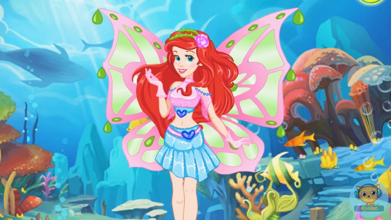Ariel Princess Winx Style - princess games videos for kids - 4jvideo ...