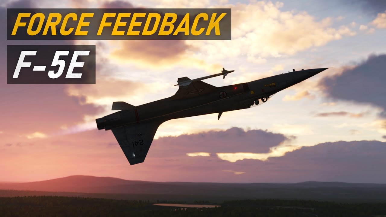 Flying the F-5E with Force Feedback | Inverted Flat Spin | FFBeast ...