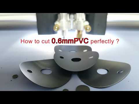 The Vulcan flatbed cutting machine:challenge 0.6mmPVC. Success or ...