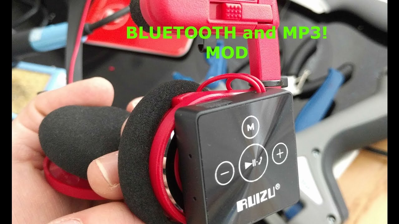 Koss portaPro Bluetooth/MP3/Cable mod - YouTube