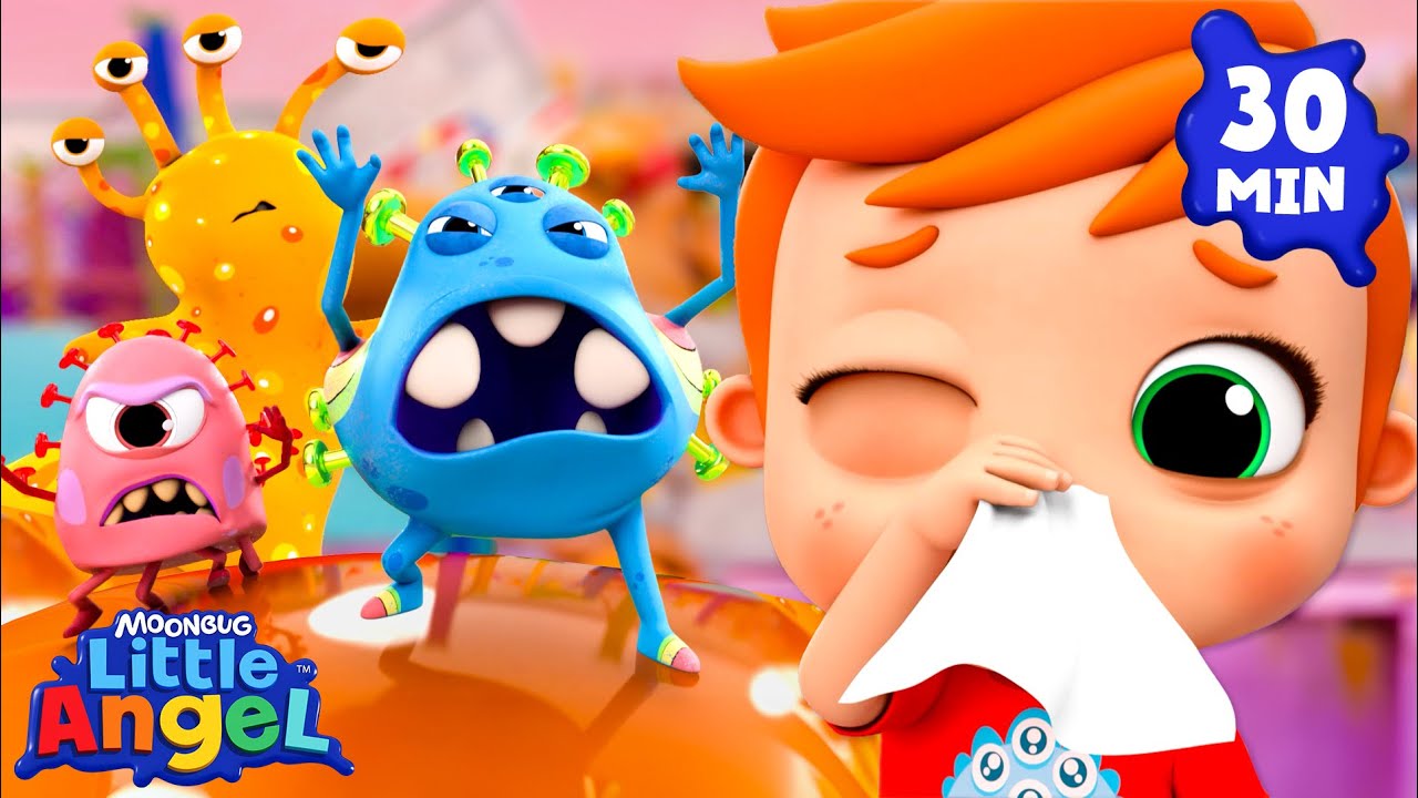 Attack of the Germs 🤒🤧 | Little Angel | Kids TV Shows Full Episodes ...