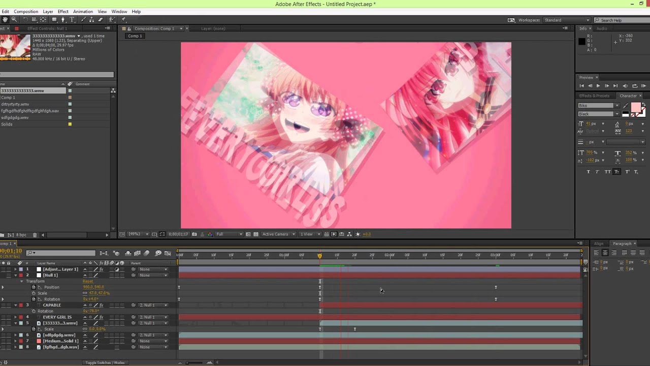 After Effects • Rotating Effect 2 • Tutorial - YouTube