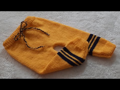 KOLAY BEBEK PANTOLONU✅️BİR YAŞ BEBEK PANTOLON YAPIMI✅️#bebekpantolonu #örgü #handmade