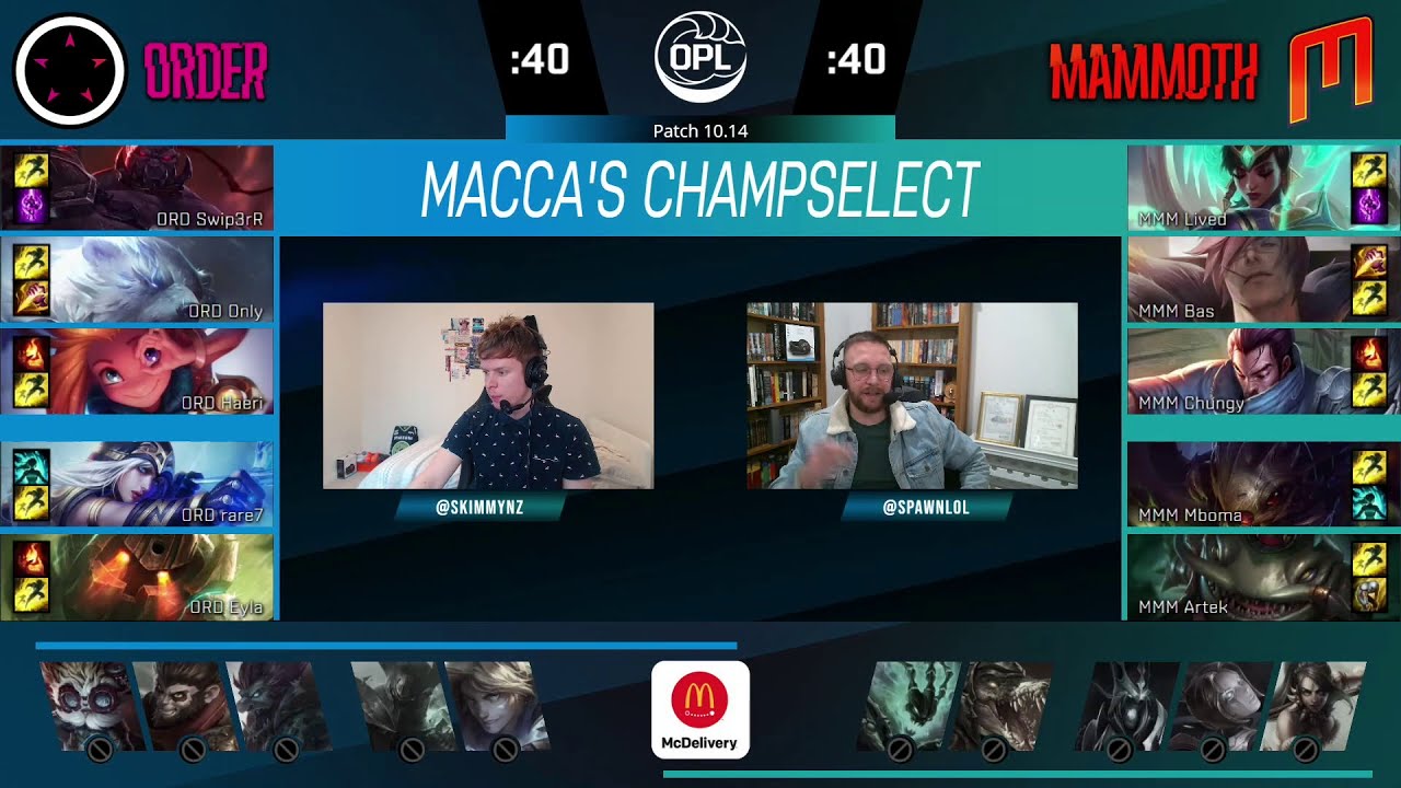 OPL 2020 Split 2 Week 7 Game 1 - Order vs Mammoth - YouTube
