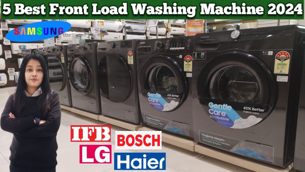 5 Best Front load washing machine 2024 In India// Best washing Machine ...
