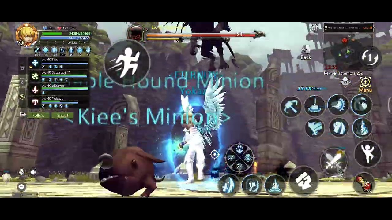Manticore challange one Mercenary POV [Dragon Nest M : Classic] - YouTube