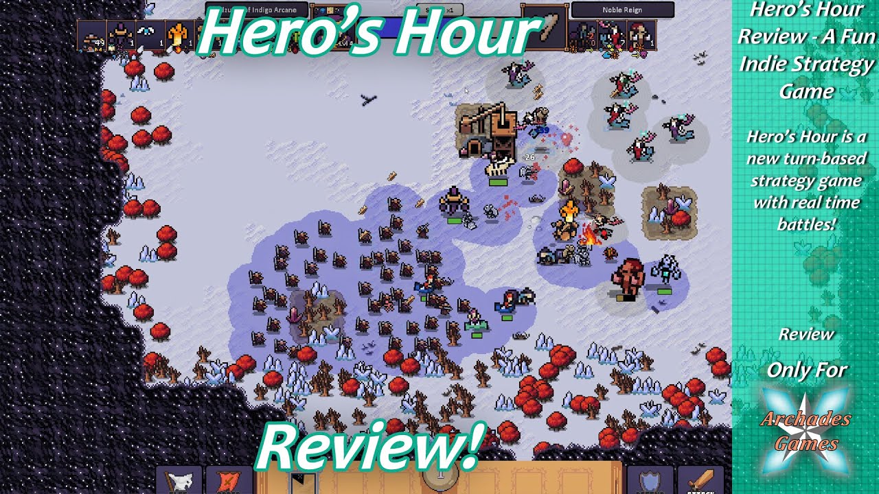 Hero's Hour Review - A Fun Indie Strategy Game! - YouTube